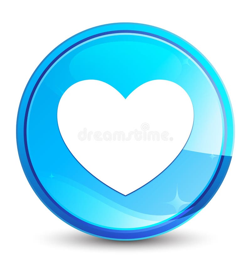 Heart Icon Splash Natural Blue Round Button Stock Vector - Illustration ... Heart Icon Splash Natural Blue Round Button Stock Vector - Illustration ...