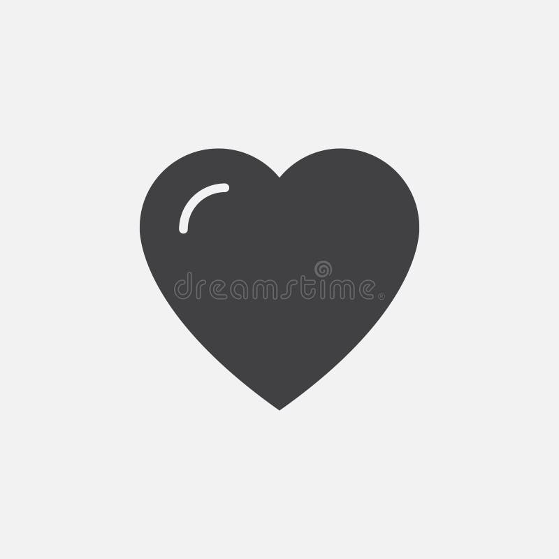 Heart Icon Vector Illustration Isolated on White . Stock Vector ...