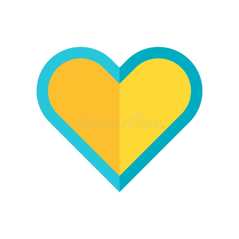 Heart Icon Vector Isolated on White Background, Heart Sign Stock Vector ...