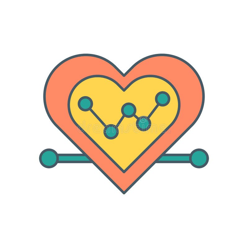 Heart Icon Vector Isolated on White Background, Heart Sign Stock Vector ...