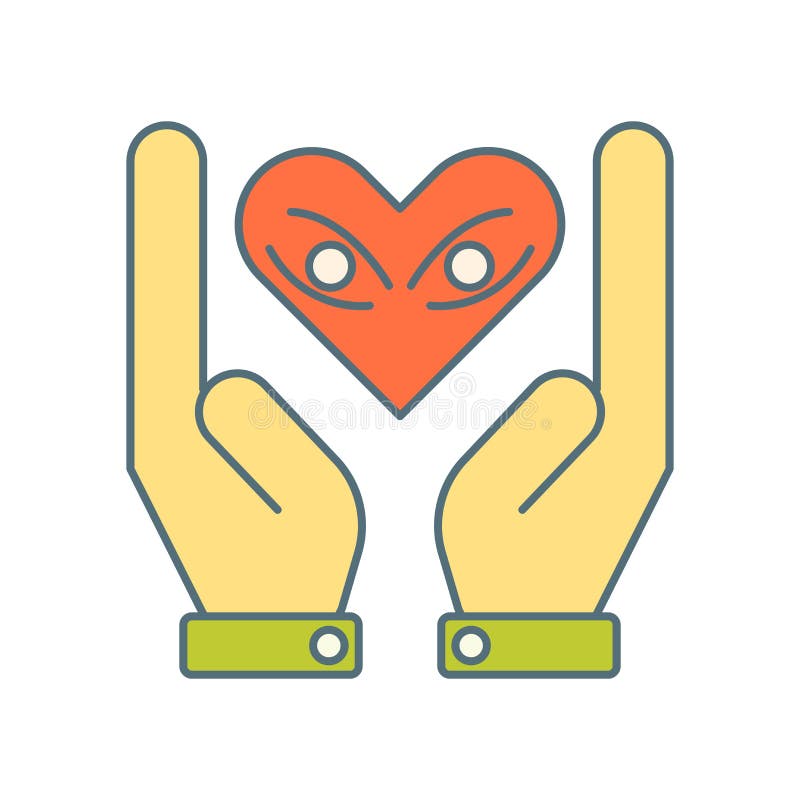 Heart Icon Vector Isolated on White Background, Heart Sign Stock Vector ...