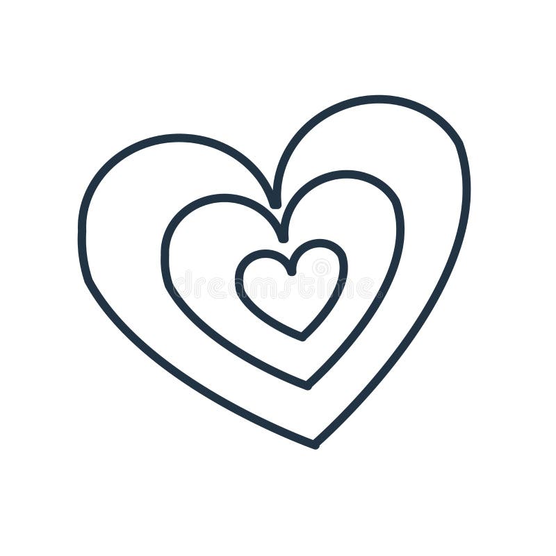 White Heart Line Art Png Stock Illustrations – 411 White Heart Line Art ...