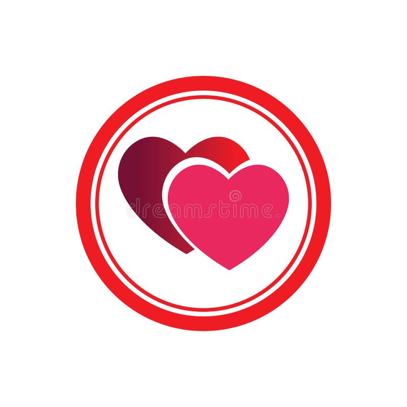 Heart stock vector. Illustration of marriage, icon, symbol - 209808889