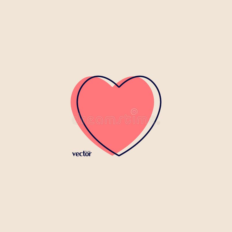 Heart Icon - Vector Stock Illustration Stock Illustration ...
