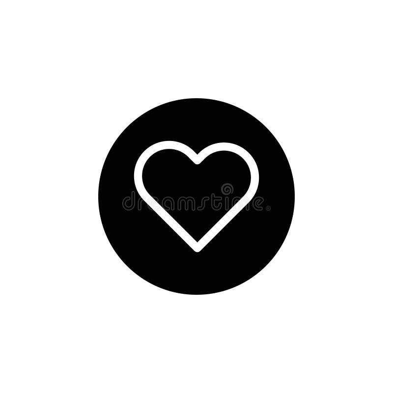 Heart Icon Web Design in Vector Stock Vector - Illustration of care ...