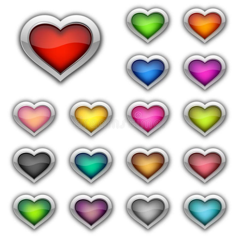 Retro Heart Pattern stock vector. Illustration of love - 19185063