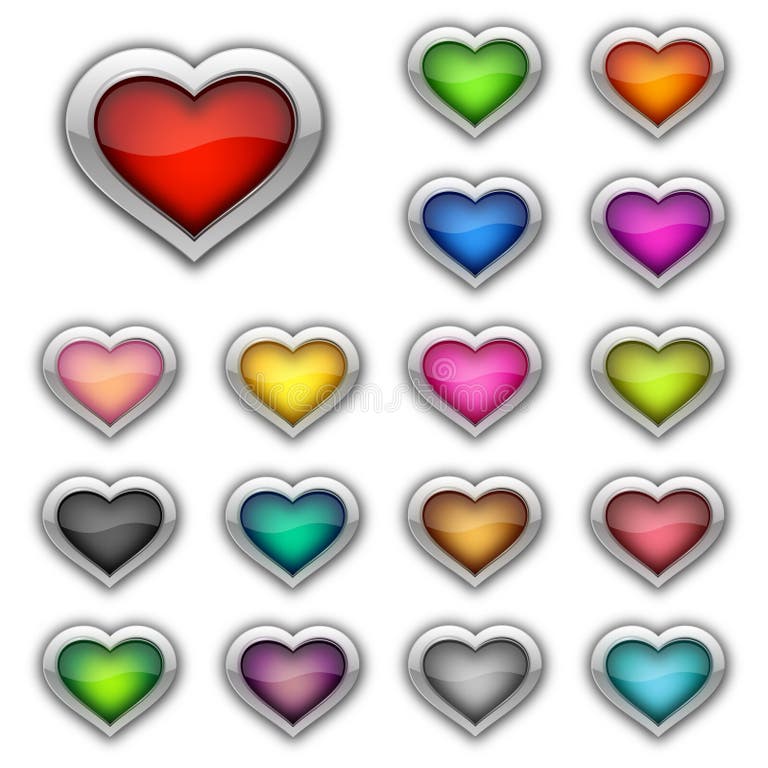 Violet Heart Symbols Stock Illustrations – 917 Violet Heart Symbols ...