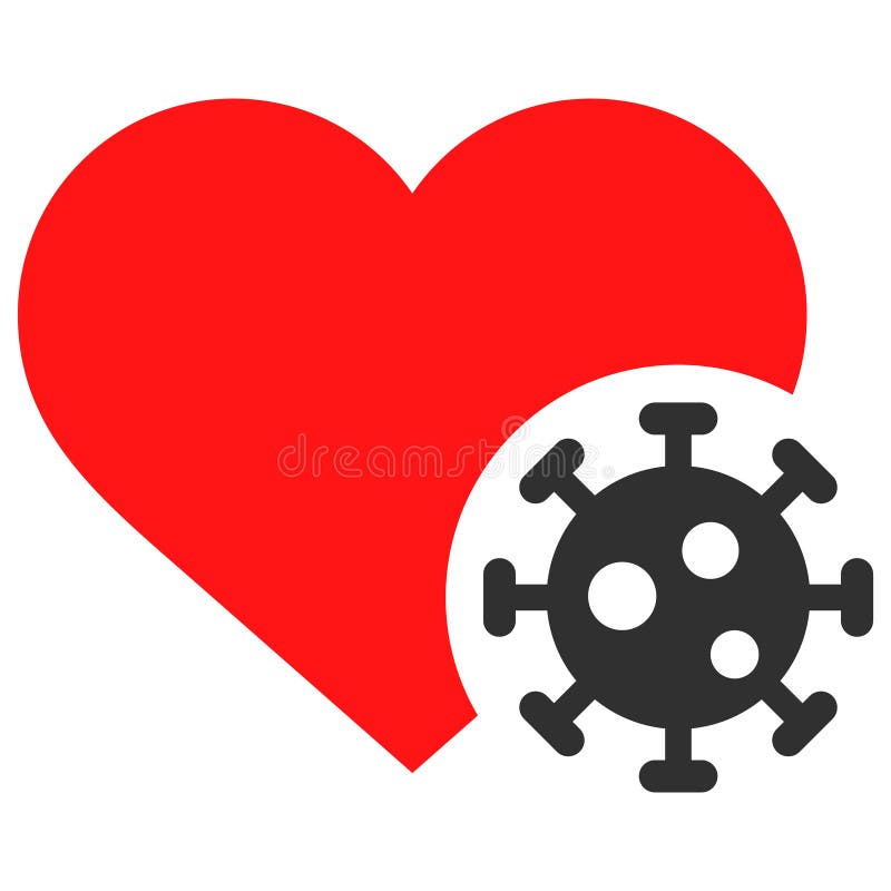 Heart infection stock illustration. Illustration of inflammation - 11734344