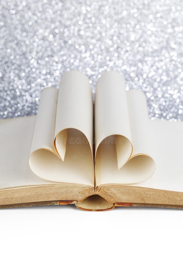 Heart inside a book stock image. Image of copy, open - 36907395