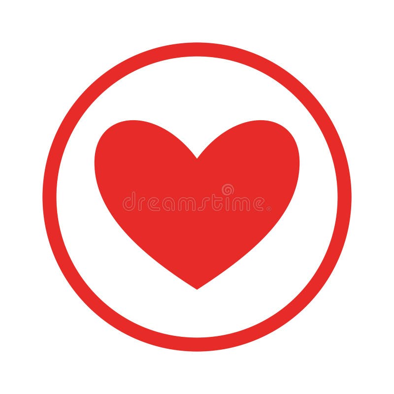 Heart Inside World Flat Style Icon Vector Design Stock Vector ...