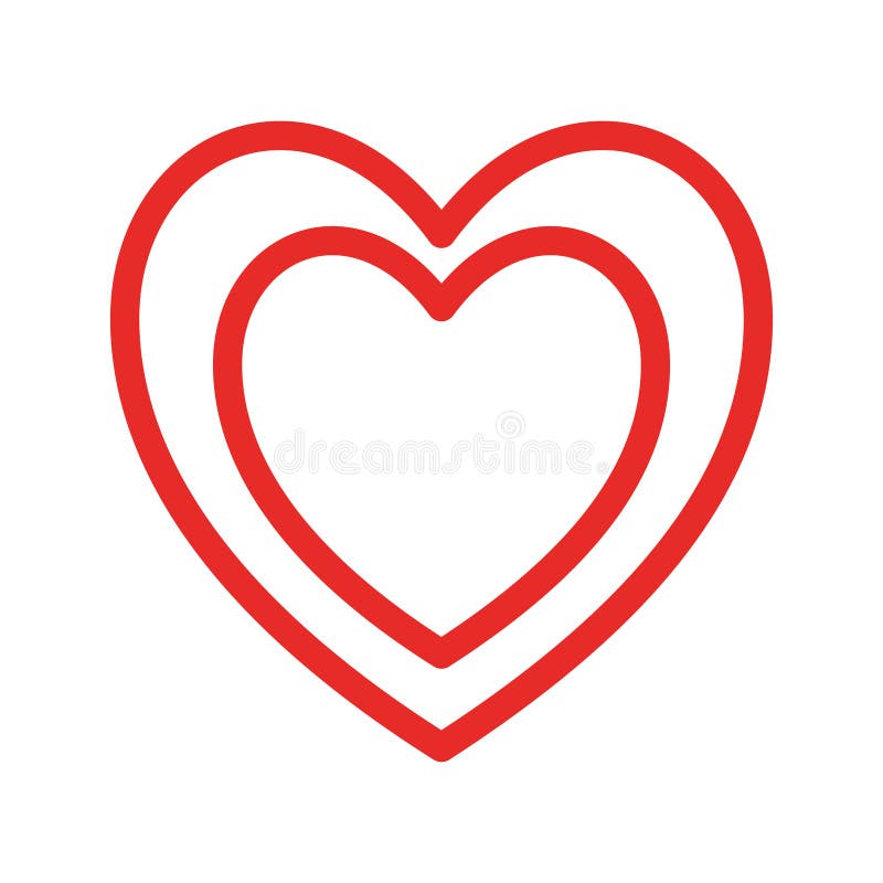 Heart Inside World Flat Style Icon Vector Design Stock Vector ...