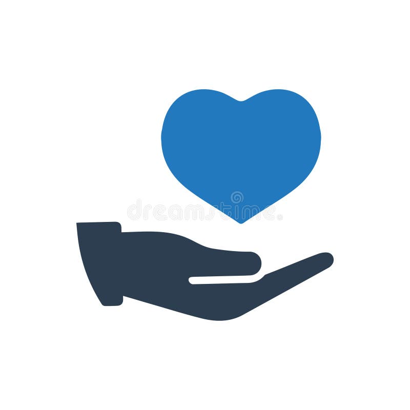 Heart Insurance Icon stock vector. Illustration of insurance - 93571702