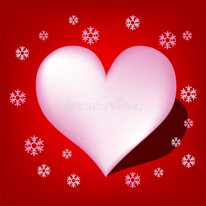 Heart with Koch Snowflake Vector Stock Vector - Illustration of pattern ...