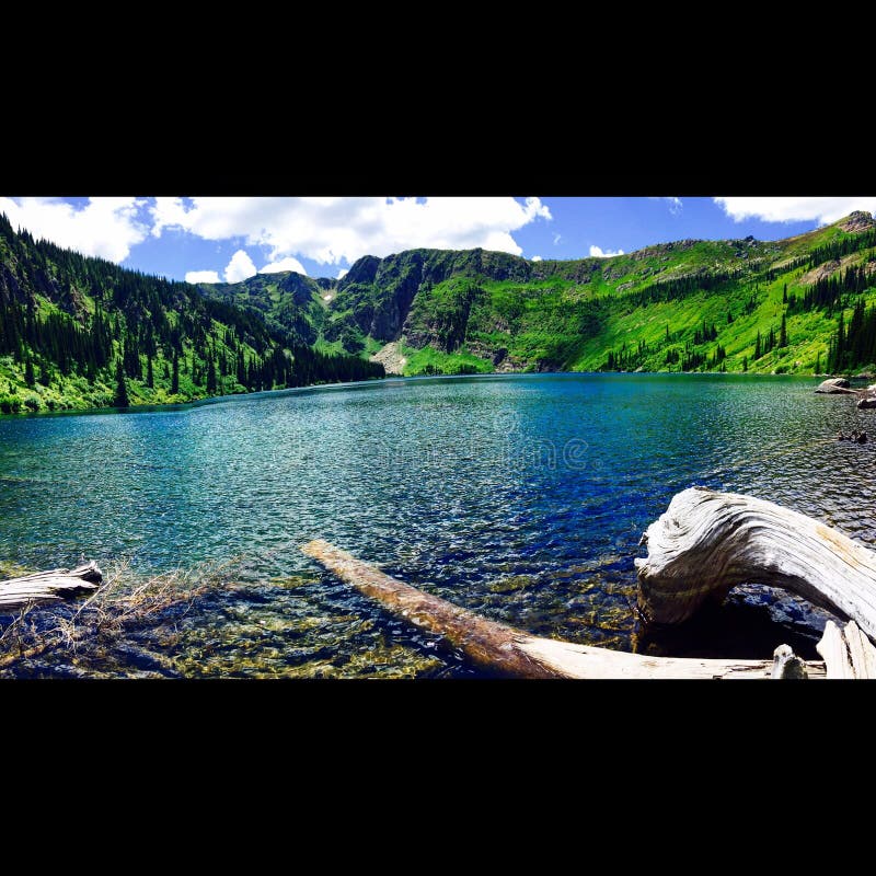 Heart Lake stock image. Image of hiking, country, heart - 108282167