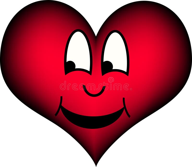 Heart laughing stock vector. Illustration of looking, heart - 4167827