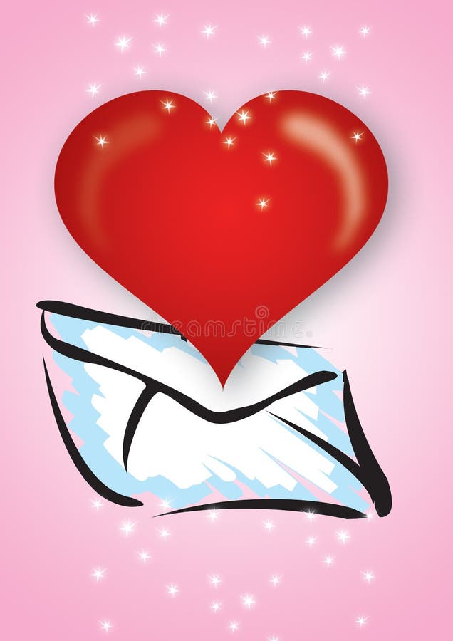 Heart With Letter Picture. Image: 2376203
