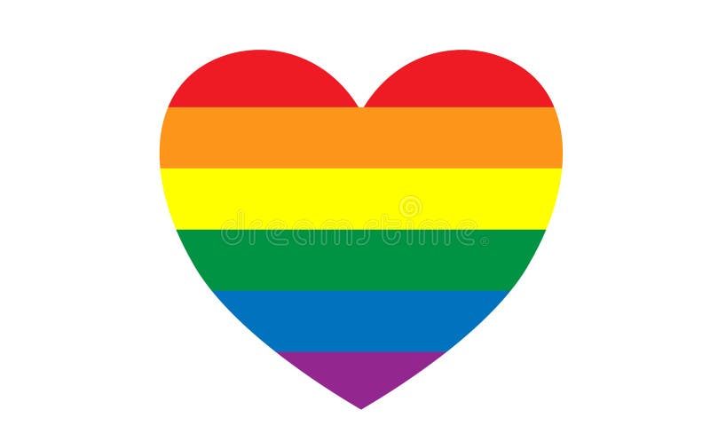 Heart Lgbt Rainbow Colorful Textured Background Flag Symbols Of Lgbt