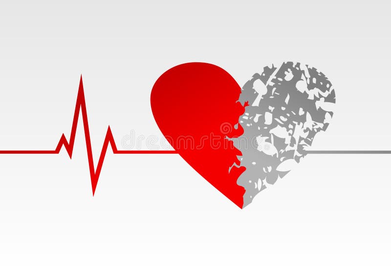 Heart life stock vector. Illustration of clip, design - 18543312