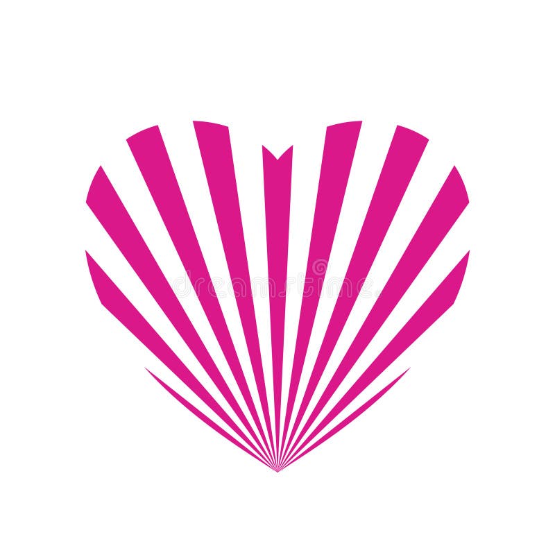 Heart Line. Sunshine Light Ray. Pink Beam Isolated on White Background ...