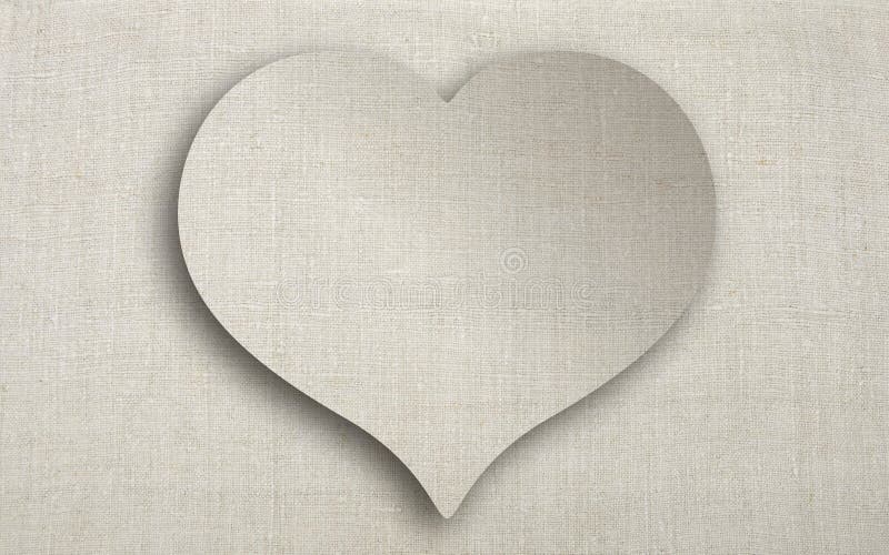 Heart of linen stock illustration. Illustration of spatial - 51325416