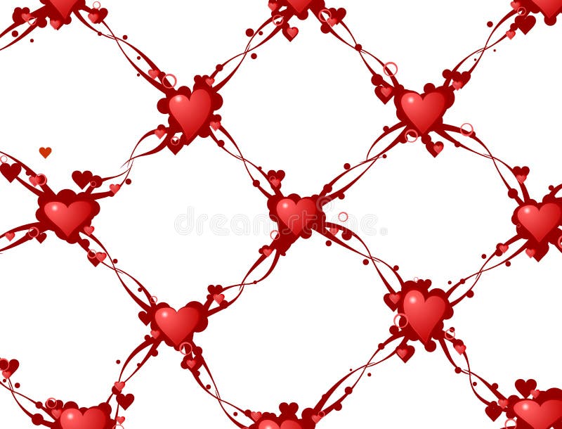 Heart Link Background stock vector. Illustration of surreal - 86432949