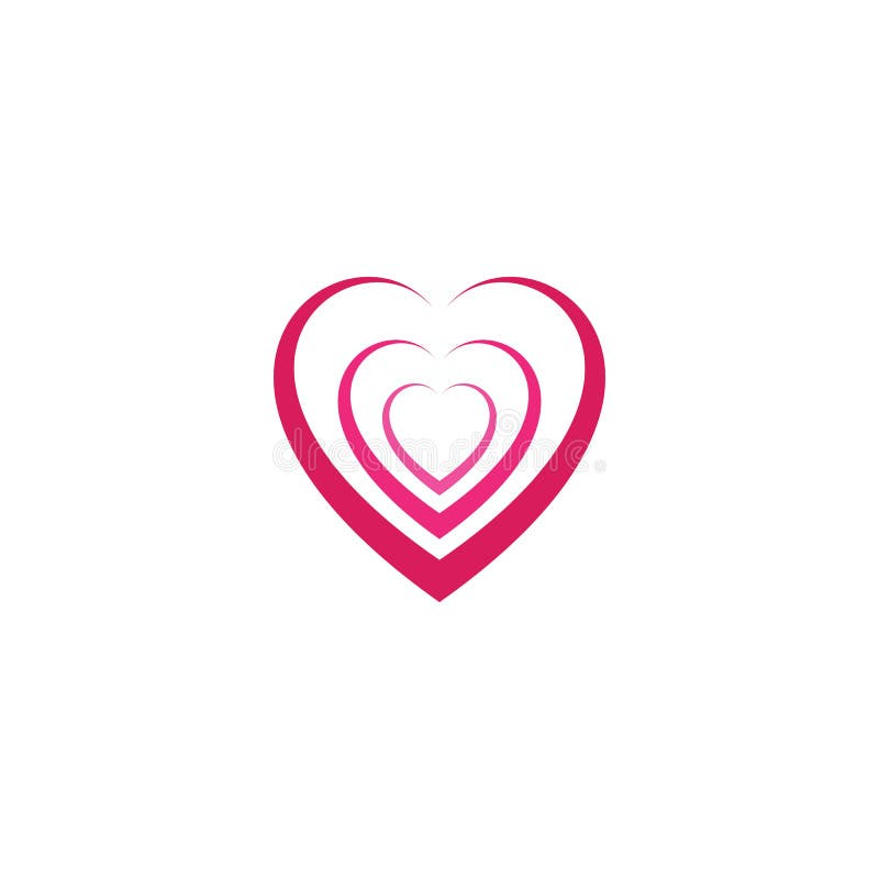 Heart Logo Template vector stock vector. Illustration of creative ...