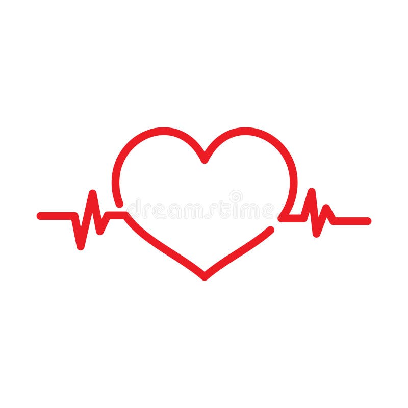Heart Logo Template vector stock illustration. Illustration of couple ...