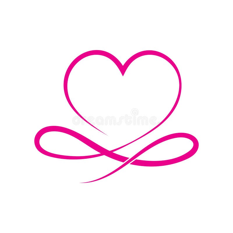 Heart Logo Template vector stock illustration. Illustration of health ...