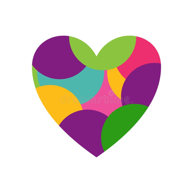 Heart Logo Template vector stock illustration. Illustration of icon ...