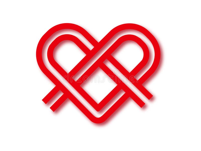 Creative Heart Concept Logo Design Template. Vector Stock Vector ...