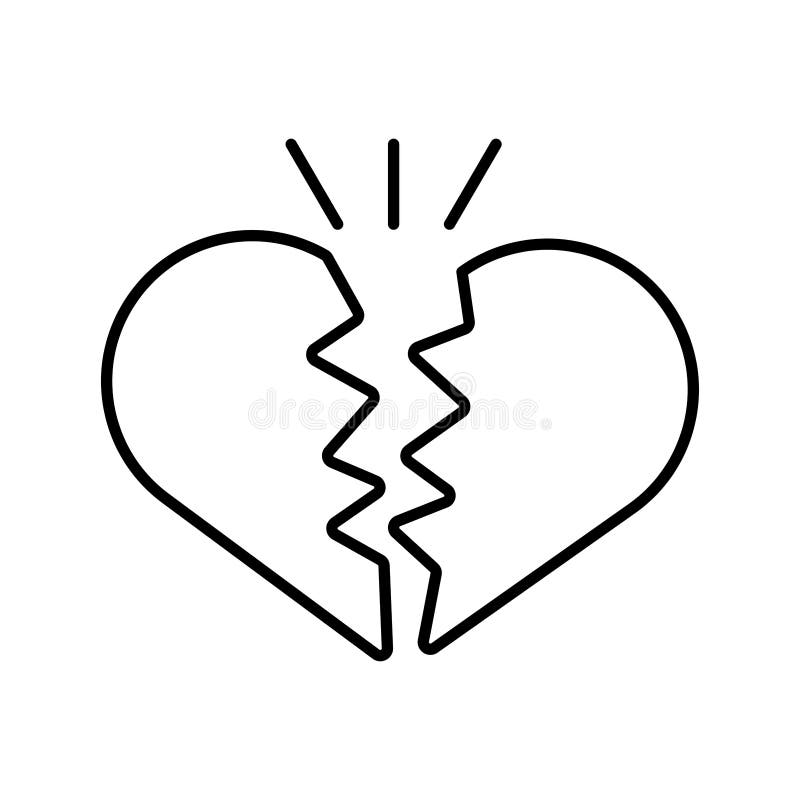 Love break up concept stock vector. Illustration of family - 36142253