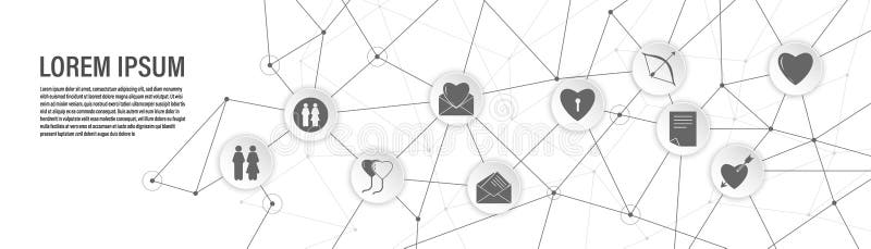 Heart of Love Icon. from Web Set Stock Illustration - Illustration of ...