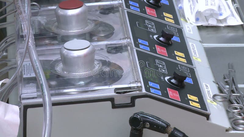 Heart Lung Bypass or Cell Saver Machine Stock Footage - Video of arrest ...