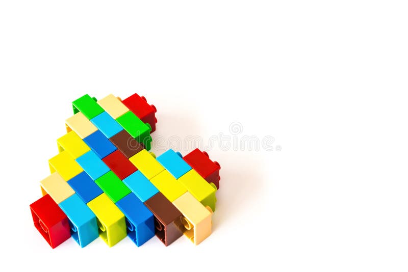 Toy bricks stack together stock image. Image of geometric - 23408691
