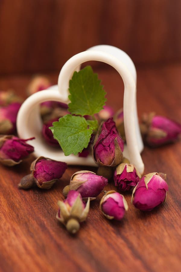 Heart made of dried rose stock image. Image of beauty - 38979401