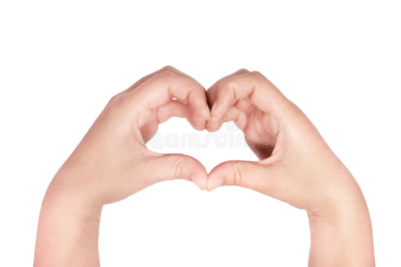 Heart made with hands stock photo. Image of male, love - 65626494