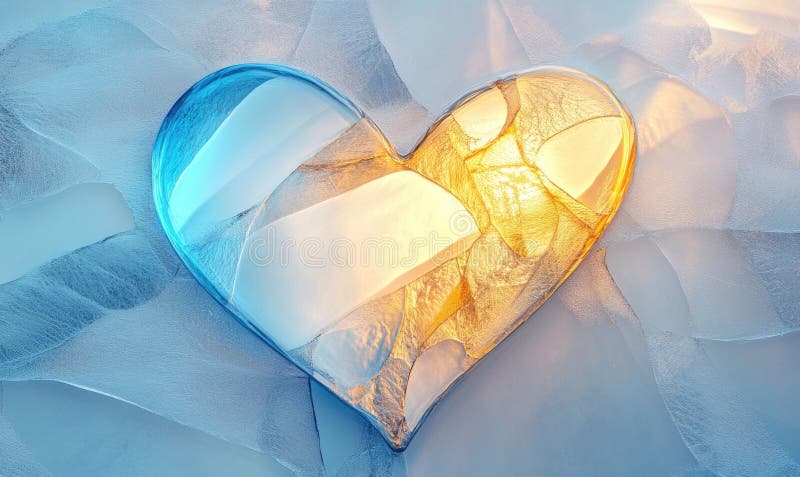 Heart Made Ice Gold Stock Photos - Free & Royalty-Free Stock Photos ...