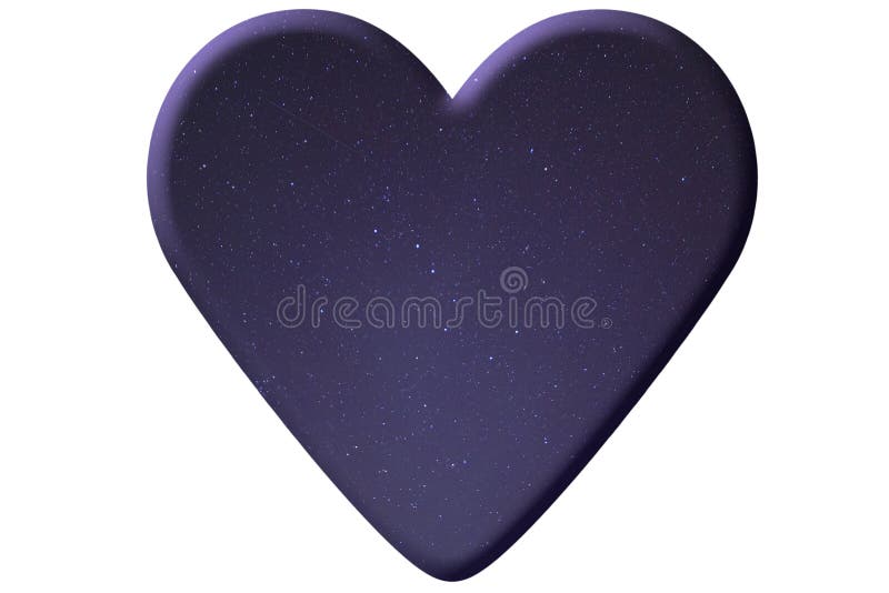 Heart Made of Night Starry Sky Stock Photo - Image of texture, stars ...