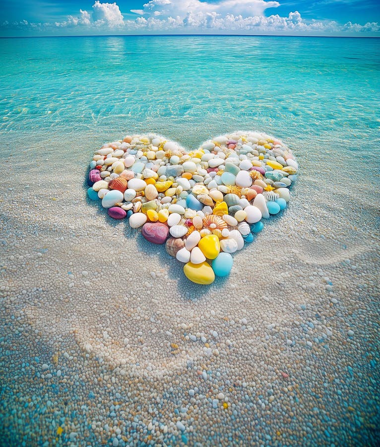 Heart Made of Stones stock illustration. Illustration of copy - 356030105