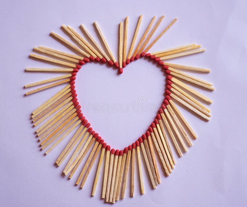 Abstract stock image. Image of abstract, love, matchsticks - 112809055