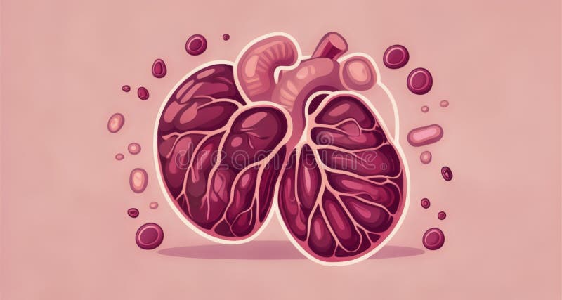 The Heart of the Matter - a Visual Representation Stock Illustration ...
