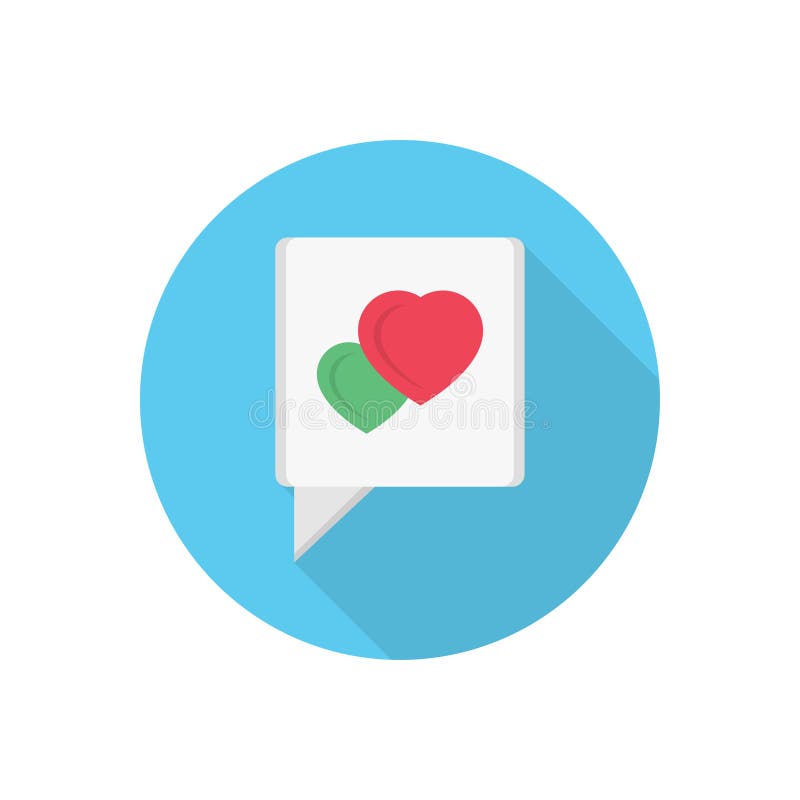 Heart message stock vector. Illustration of ideas, social - 206108963