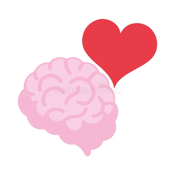 Heart Mind Connection stock illustration. Illustration of emotion ...