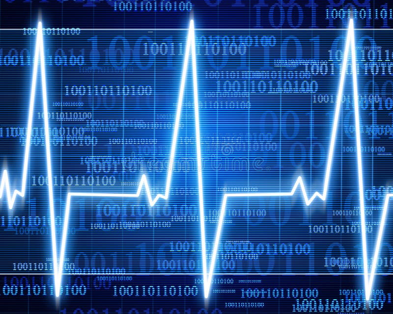 Heart monitor stock illustration. Illustration of public - 4814559