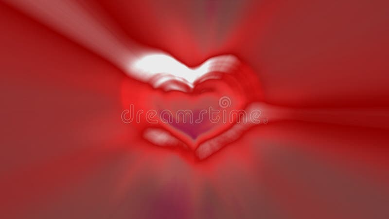 Heart Neon Glow light ray stock illustration. Illustration of happy ...