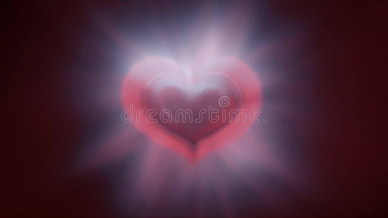 Heart Neon Glow light ray stock illustration. Illustration of gift ...