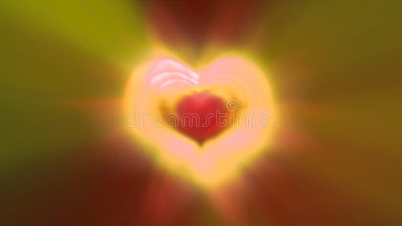 Heart Neon Glow light ray stock illustration. Illustration of passion ...