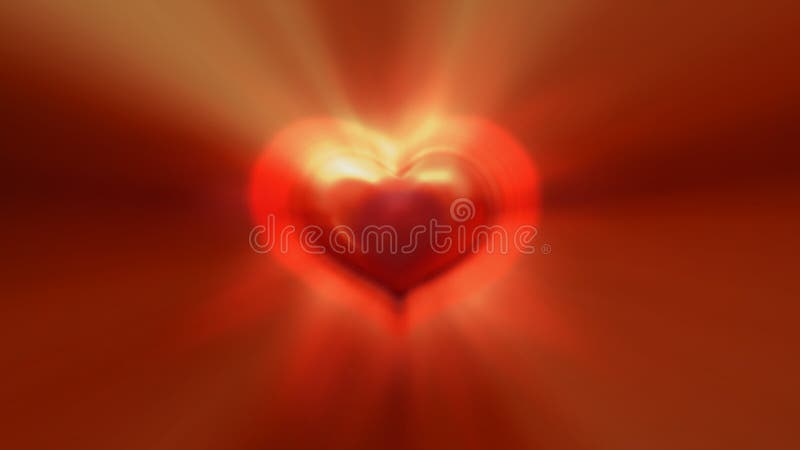 Heart Neon Glow light ray stock illustration. Illustration of element ...