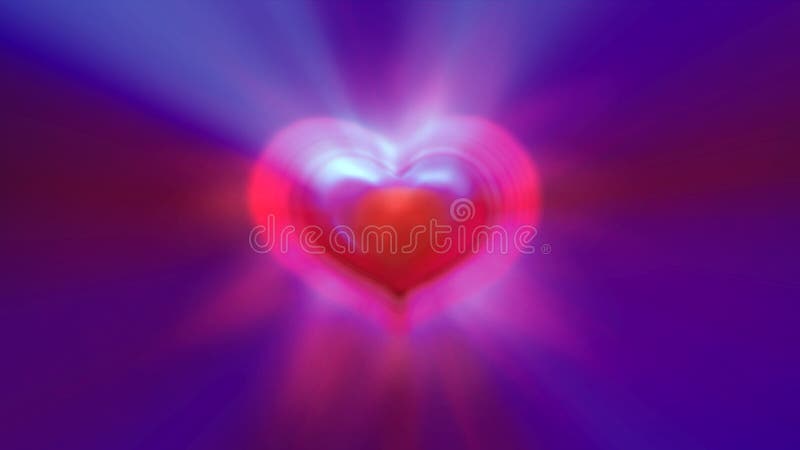 Heart Neon Glow light ray stock illustration. Illustration of element ...