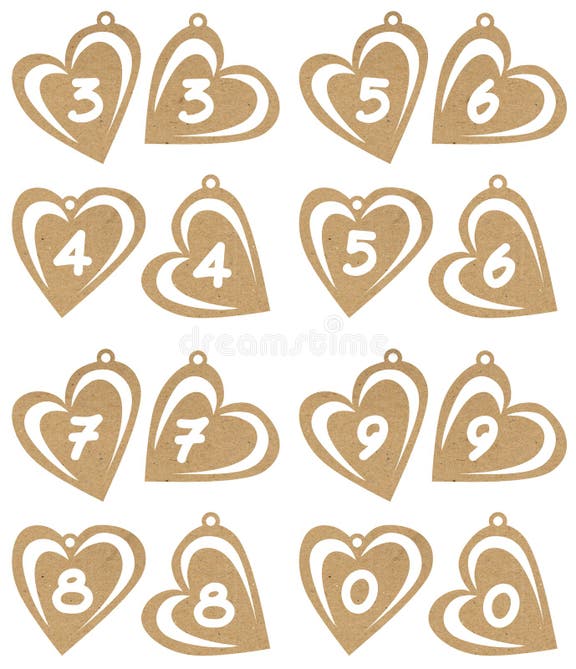 Heart Numbers Stock Illustrations – 5,743 Heart Numbers Stock ...